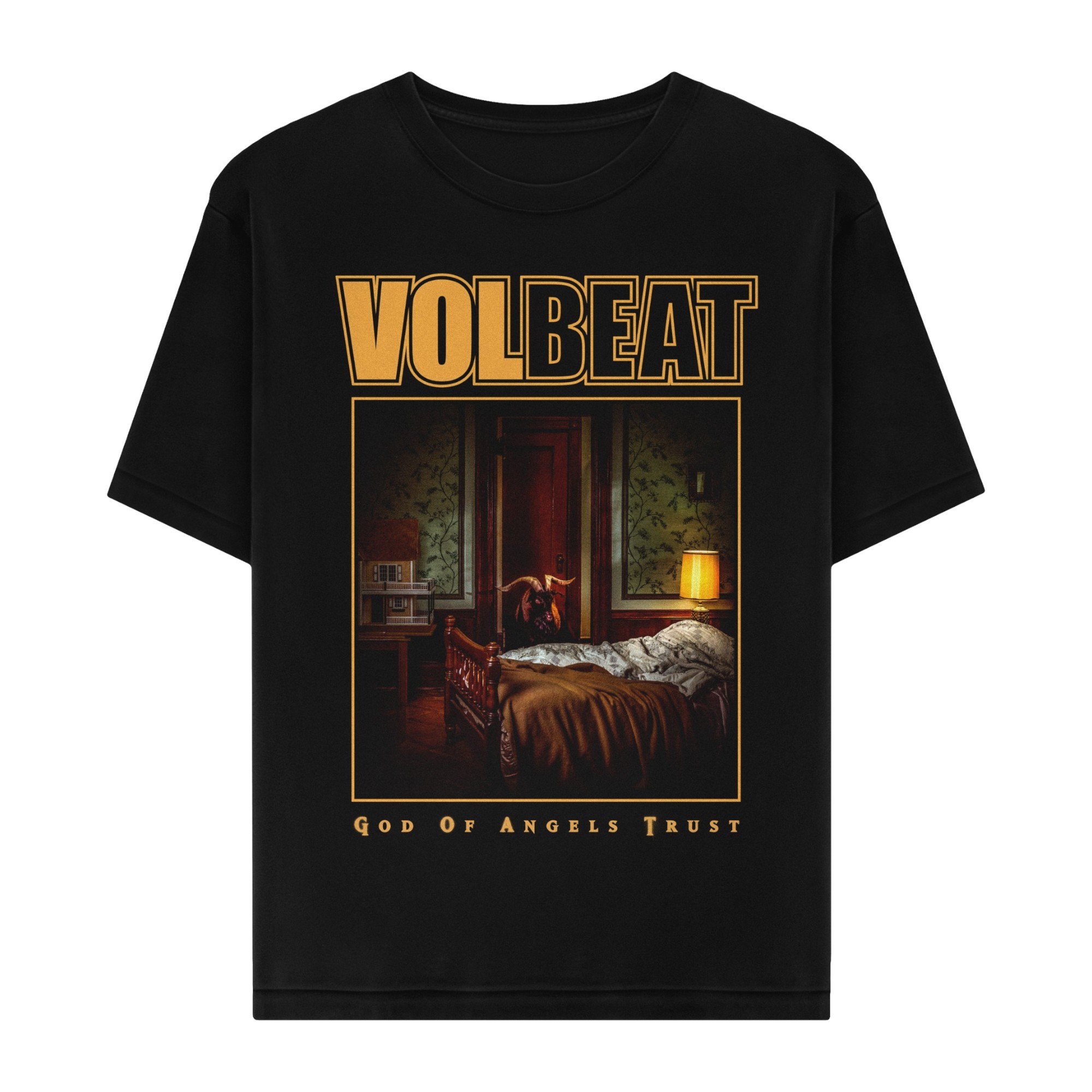 God Of Angels Trust Album T-Shirt | Volbeat Merch Official Store