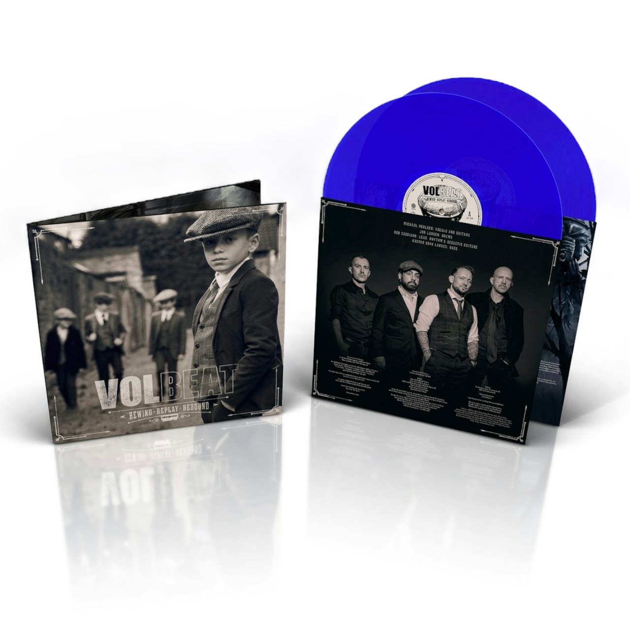 Rewind, Replay, Rebound 2LP (Blue Vinyl) | Volbeat Merch Official Store