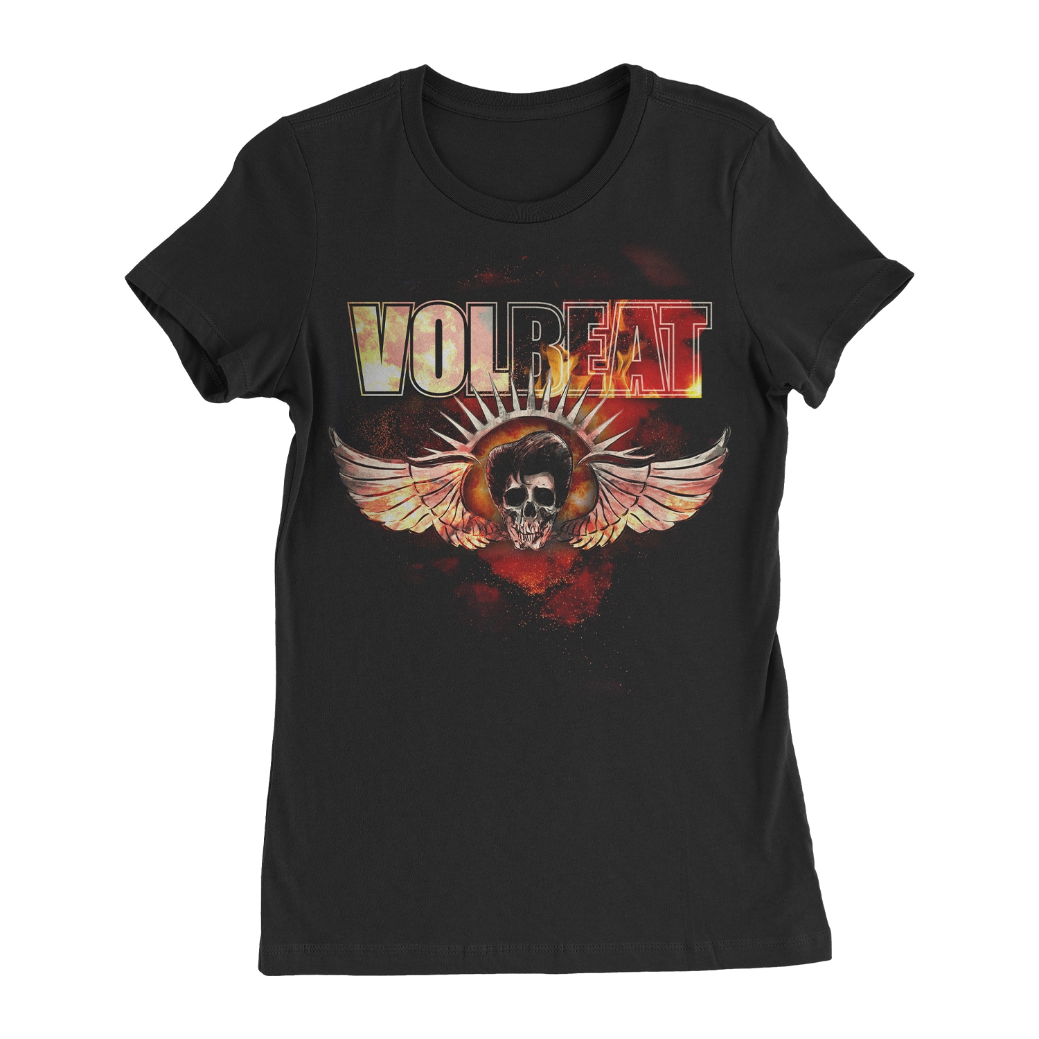 Volbeat Skull Women's T-Shirt (2X) | Volbeat Merch Official Store