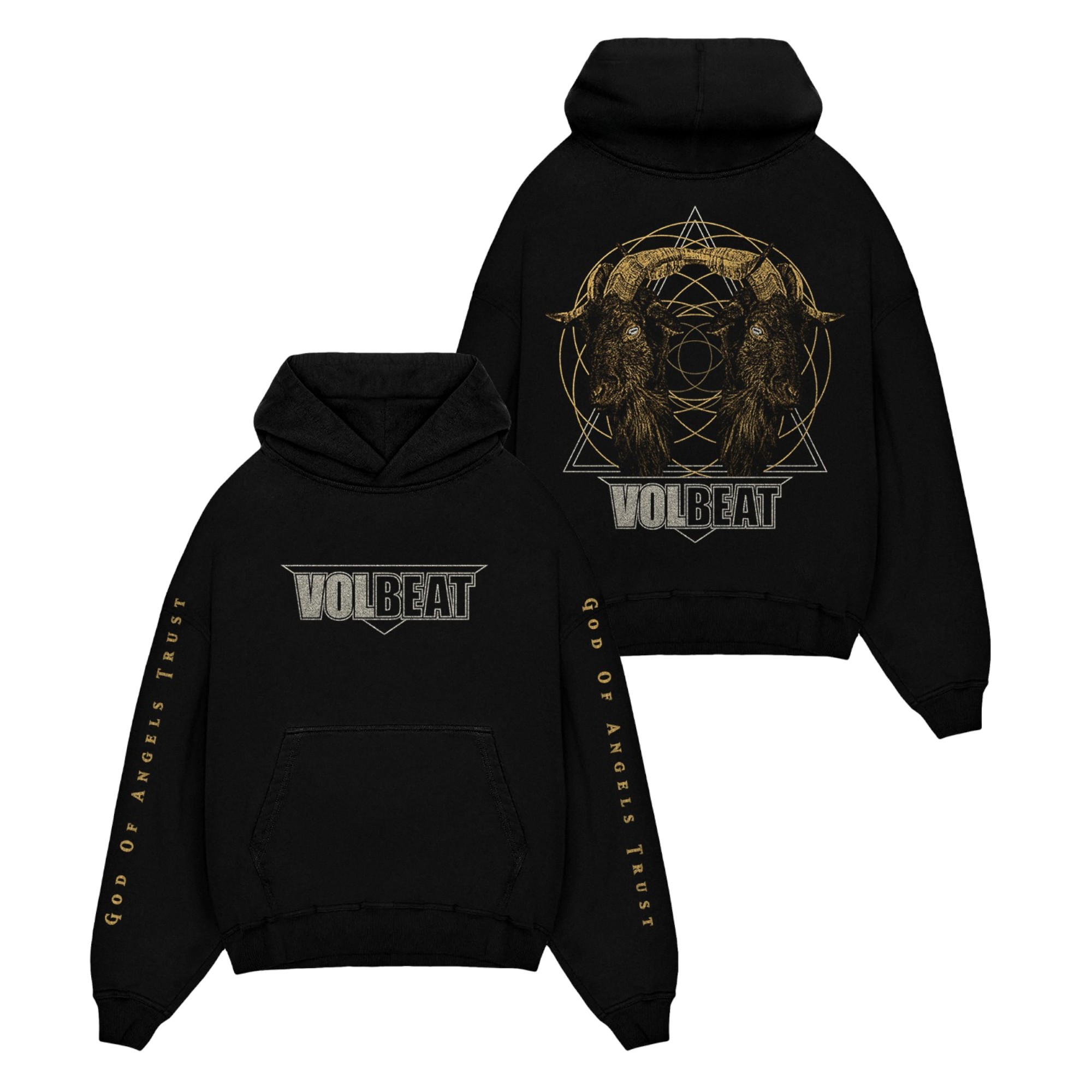 God Of Angels Trust Hoodie | Volbeat Merch Official Store